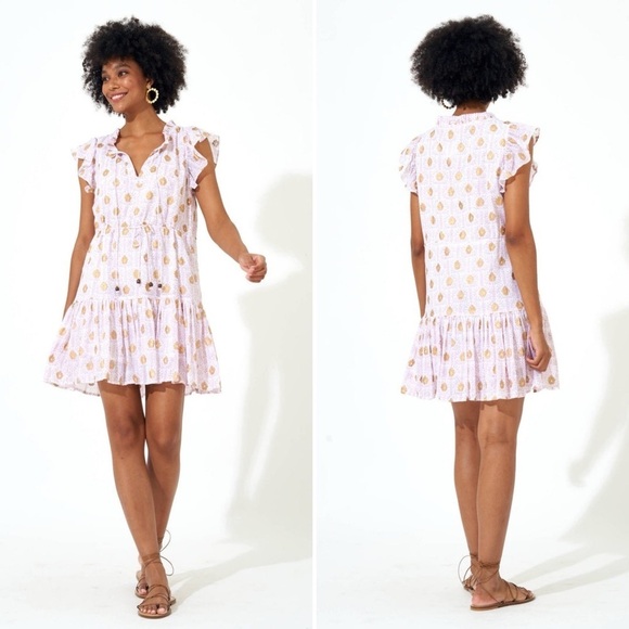 Oliphant | Dresses | Nwt Oliphant Cinched Flirty Short Dress In Lilac ...